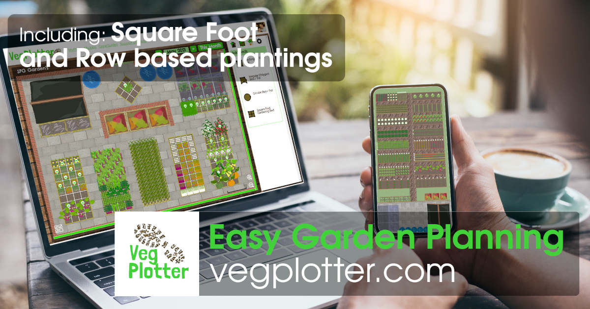 VegPlotter | Square Foot Garden Planner and Planting Calendar Software